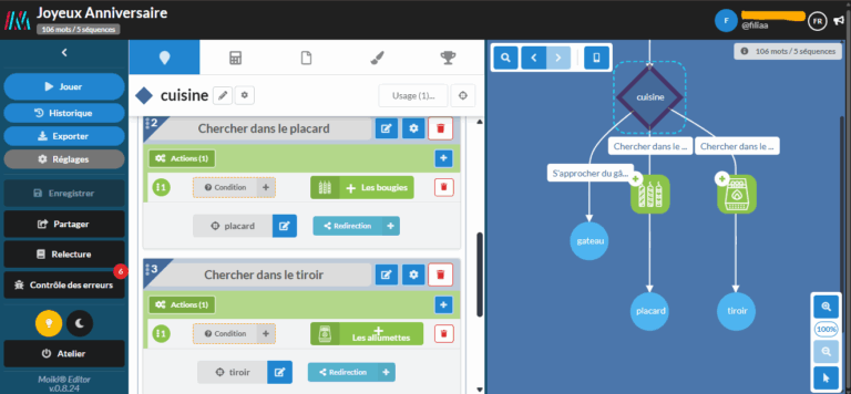 Tutoriel : Démarrer avec Moiki – Fiction-interactive.fr