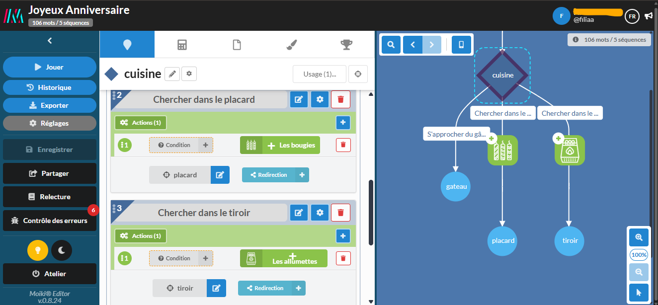 Tutoriel : Démarrer avec Moiki – Fiction-interactive.fr