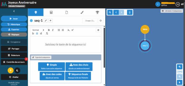Tutoriel : Démarrer avec Moiki – Fiction-interactive.fr